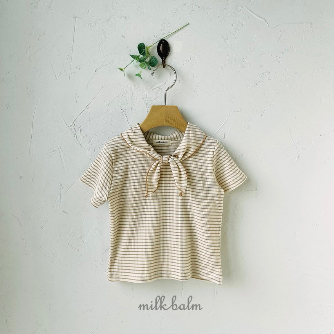 [milk balm] milk marine tee (beige) - SS24 – anoko.