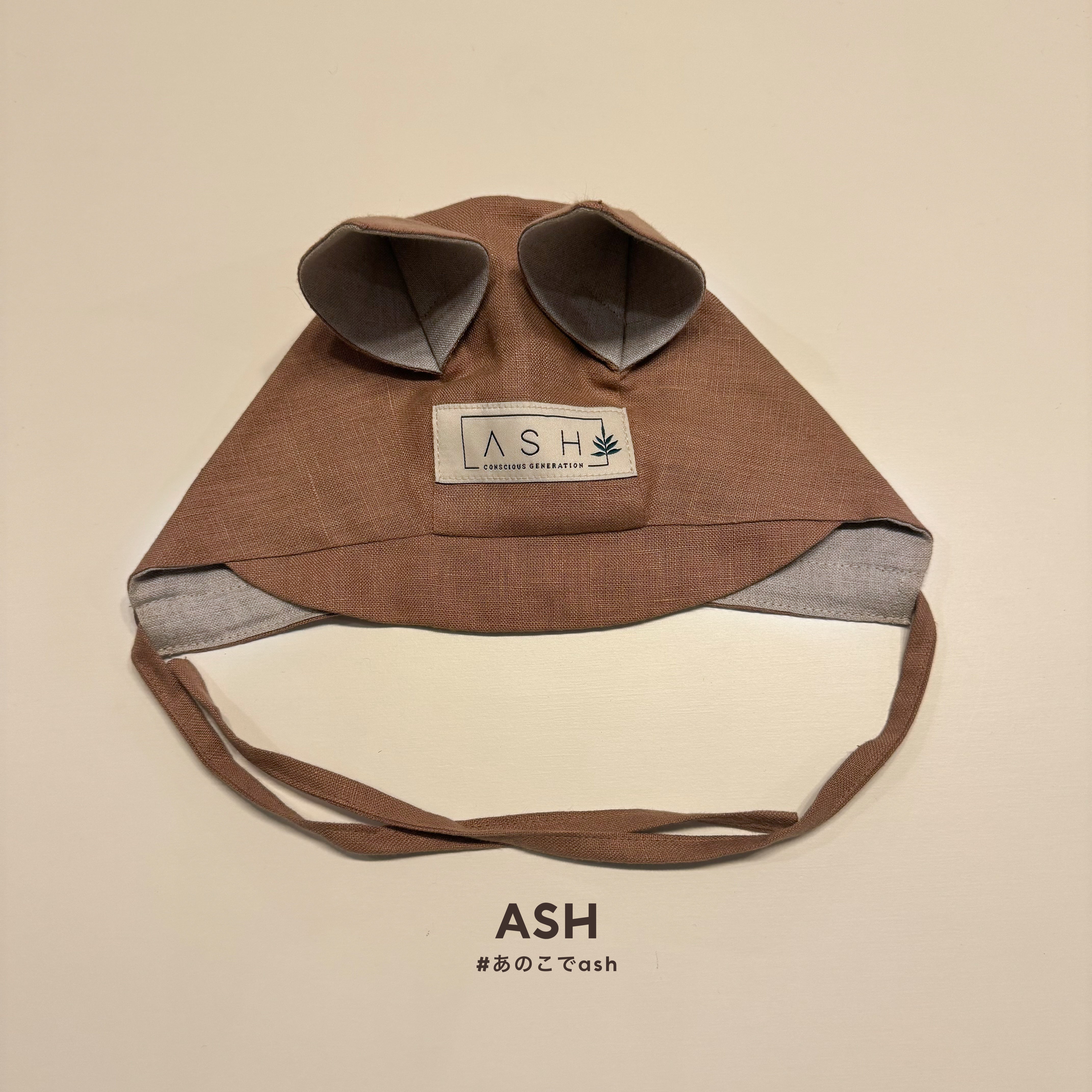 [ASH generation] squirrel bonnet (straight) / cocoa – anoko.